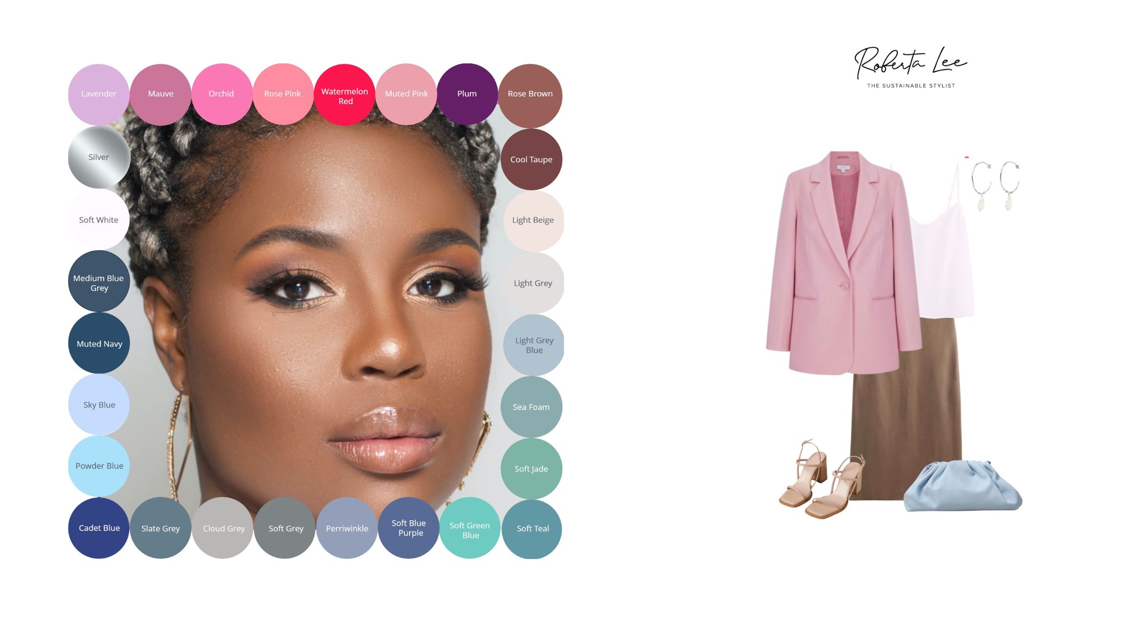 Cool Summer: Colour Analysis Guide - Roberta Lee - The Sustainable Stylist