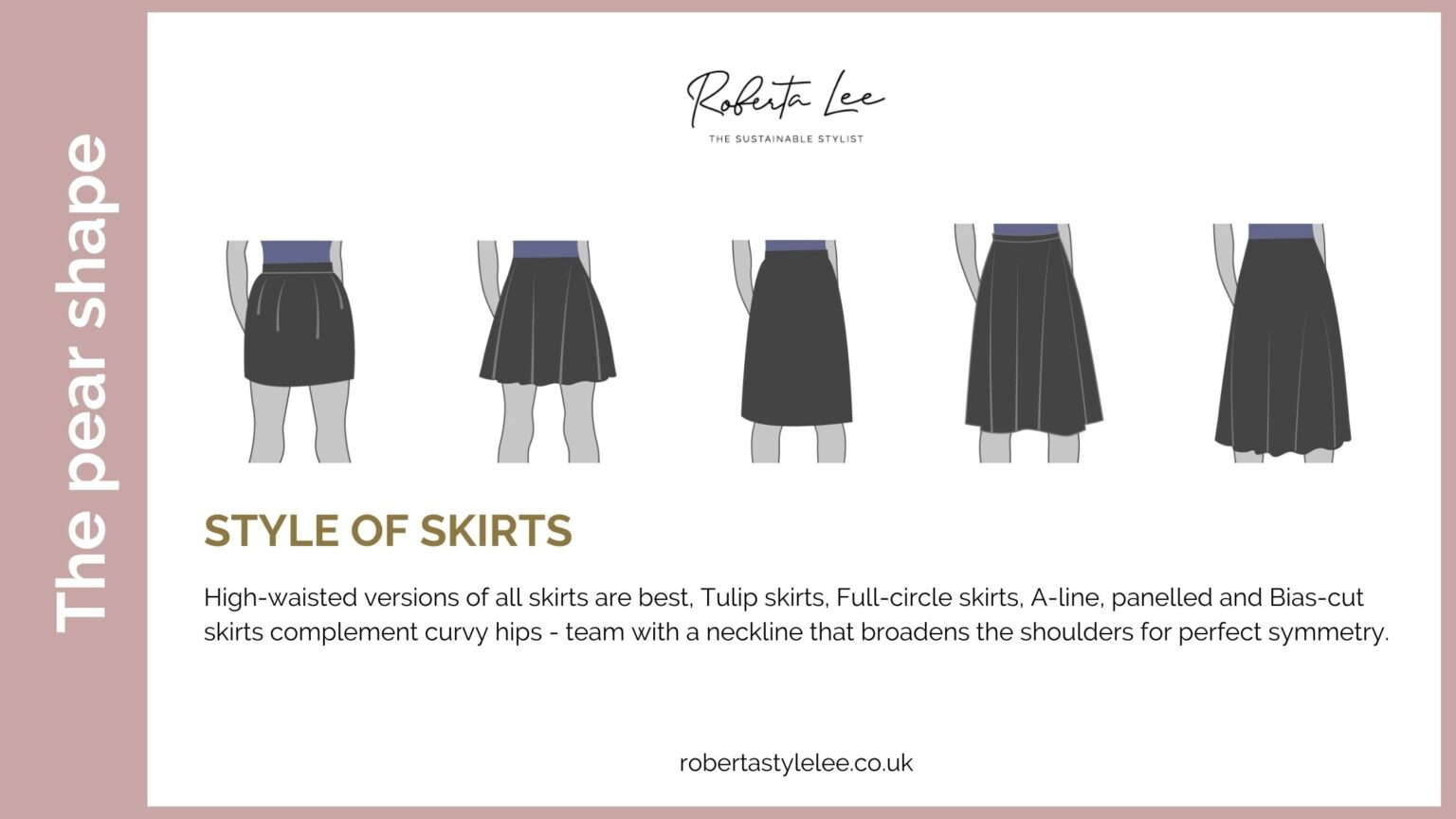 Pear Body Shape Guide | Roberta Lee | The Sustainable Stylist