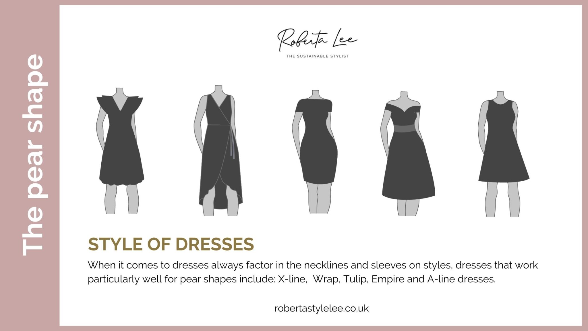 Pear Body Shape Guide – Roberta Lee – The Sustainable Stylist