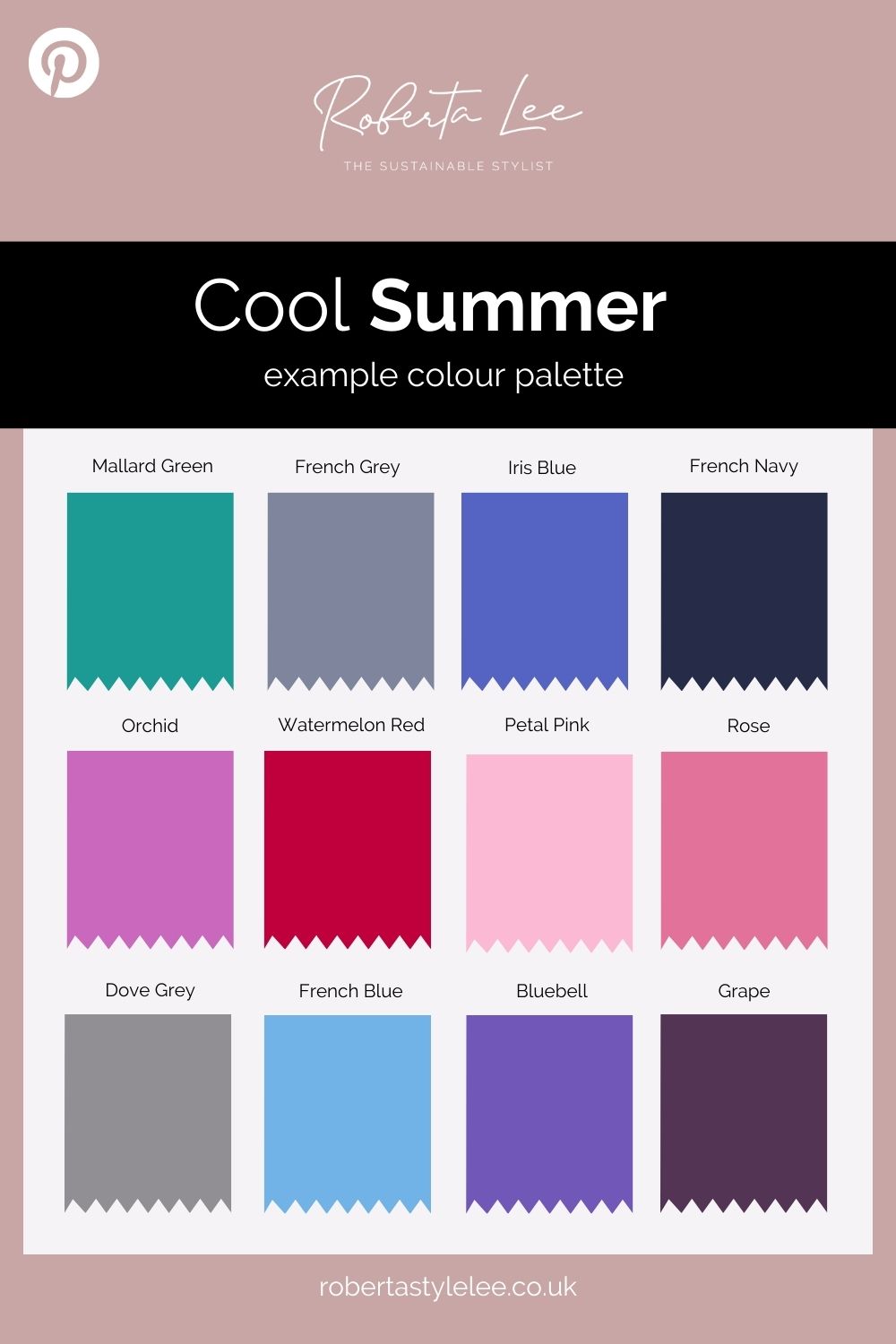 Cool Summer: Colour Analysis Guide | Roberta Lee - The Sustainable Stylist