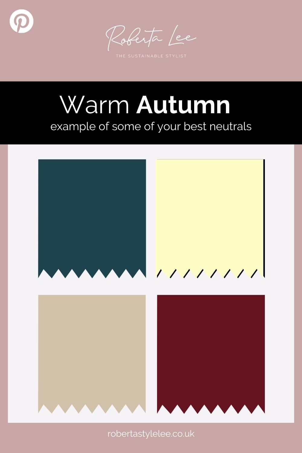 Warm Autumn: Colour Analysis Guide | Roberta Lee - The Sustainable Stylist