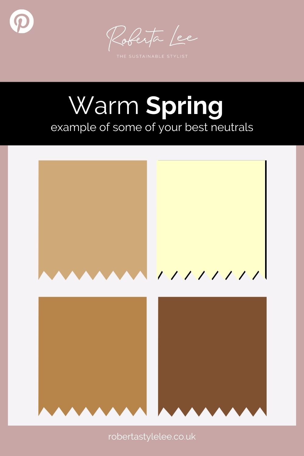 Warm Spring: Colour Analysis Guide | Roberta Lee - The Sustainable Stylist