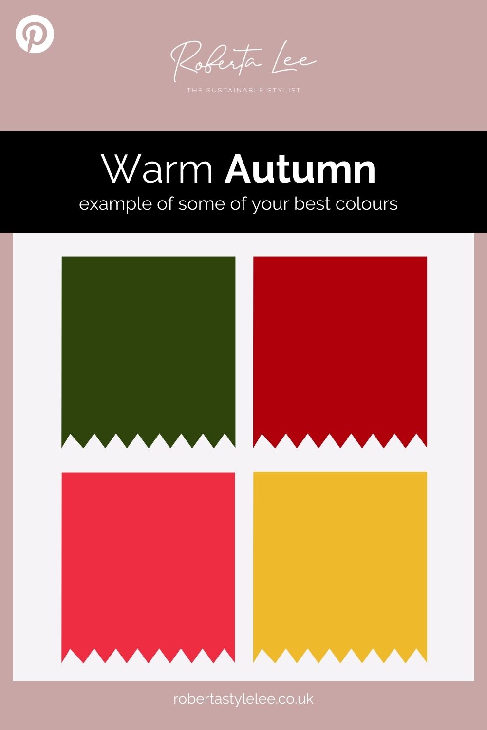 Warm Autumn: Colour Analysis Guide | Roberta Lee - The Sustainable Stylist