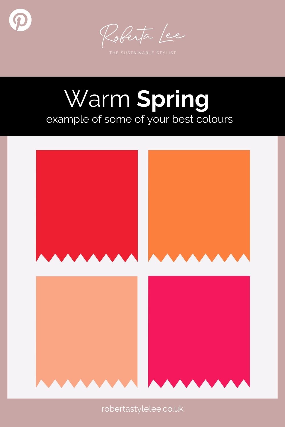 Warm Spring: Colour Analysis Guide | Roberta Lee - The Sustainable Stylist