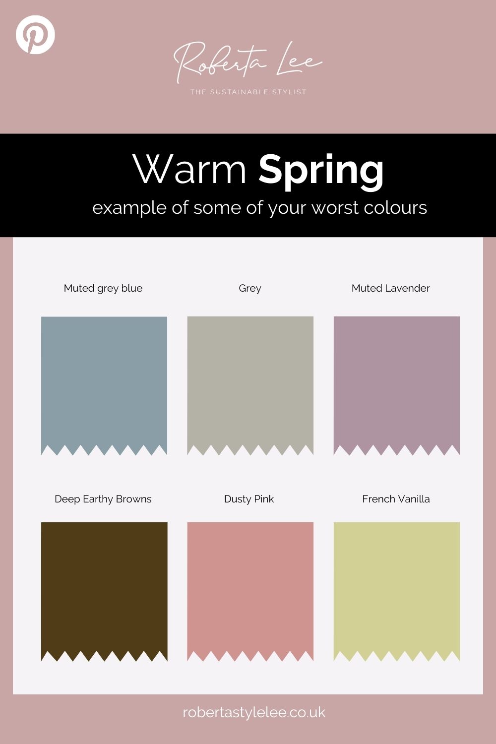 Warm Spring: Colour Analysis Guide | Roberta Lee - The Sustainable Stylist