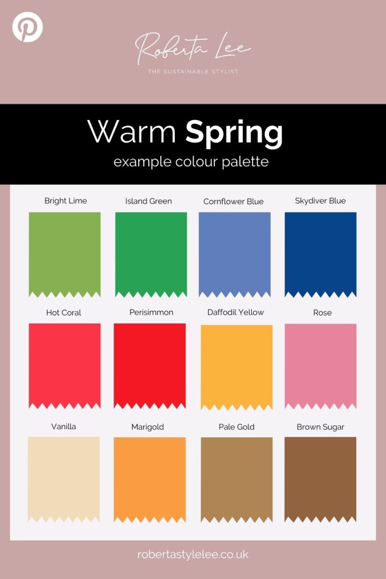Warm Spring: Colour Analysis Guide | Roberta Lee - The Sustainable Stylist