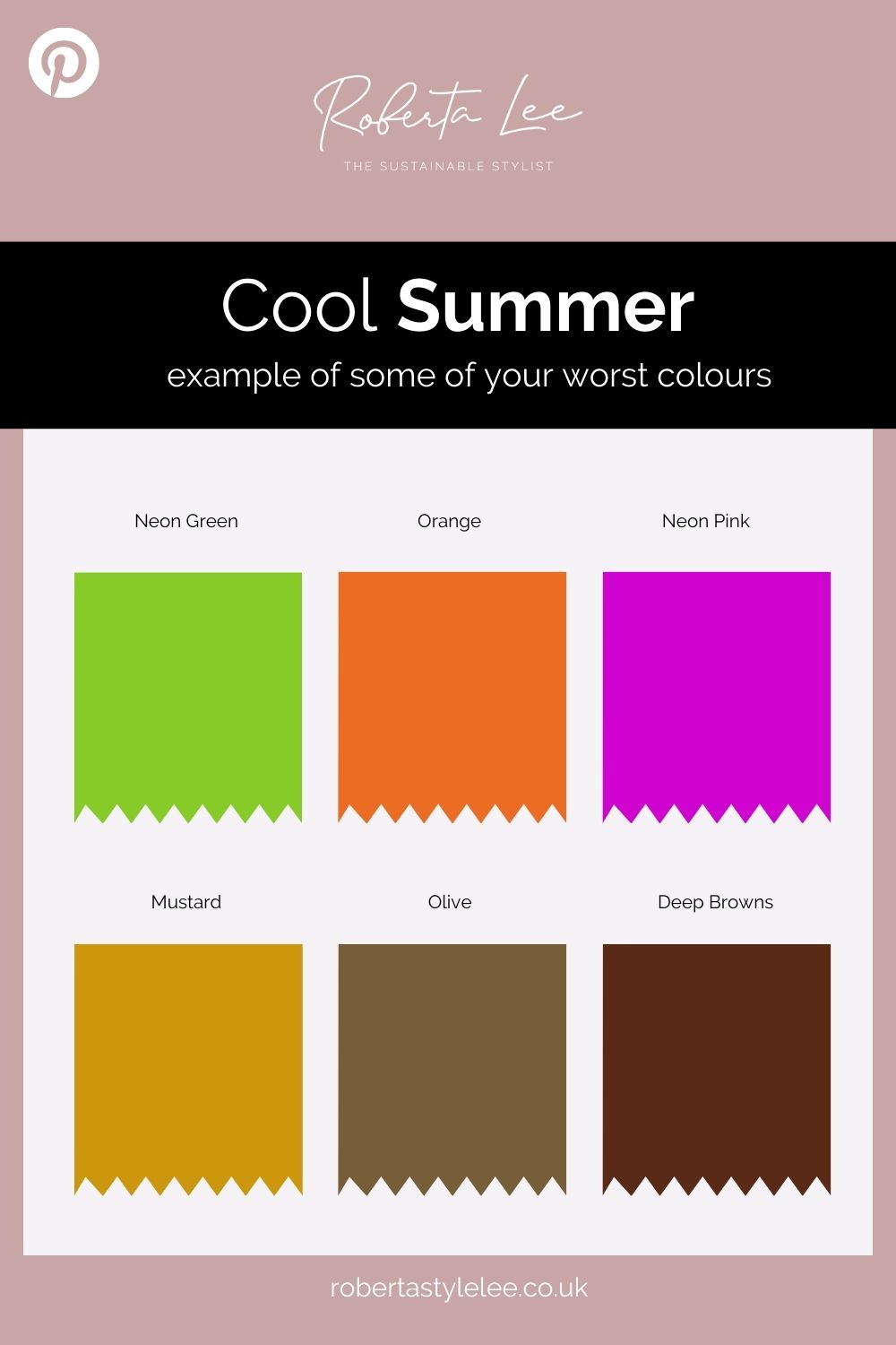 Cool Summer: Colour Analysis Guide | Roberta Lee - The Sustainable Stylist