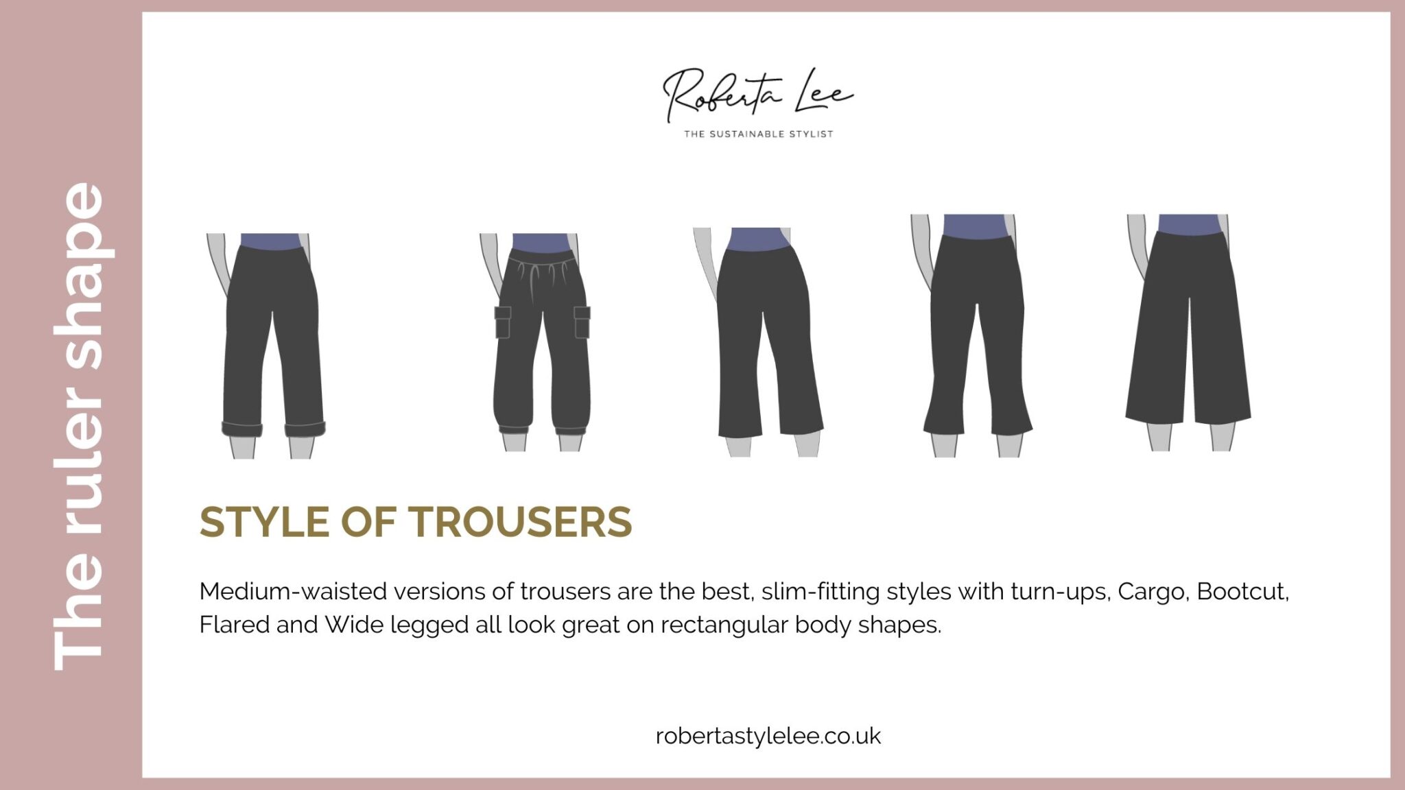 Ruler Body Shape Guide | Roberta Lee - The Sustainable Stylist