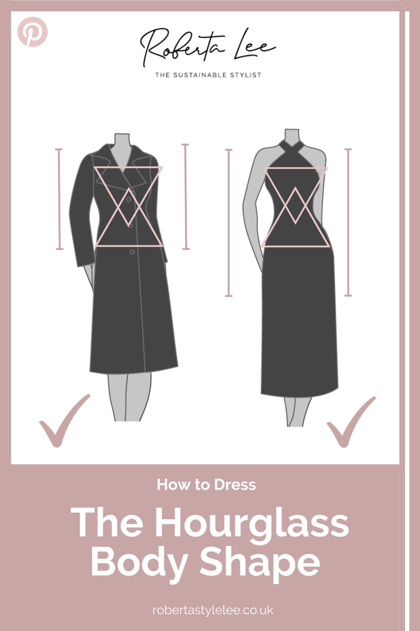 Hourglass Body Shape Guide | Roberta Lee | The Sustainable Stylist
