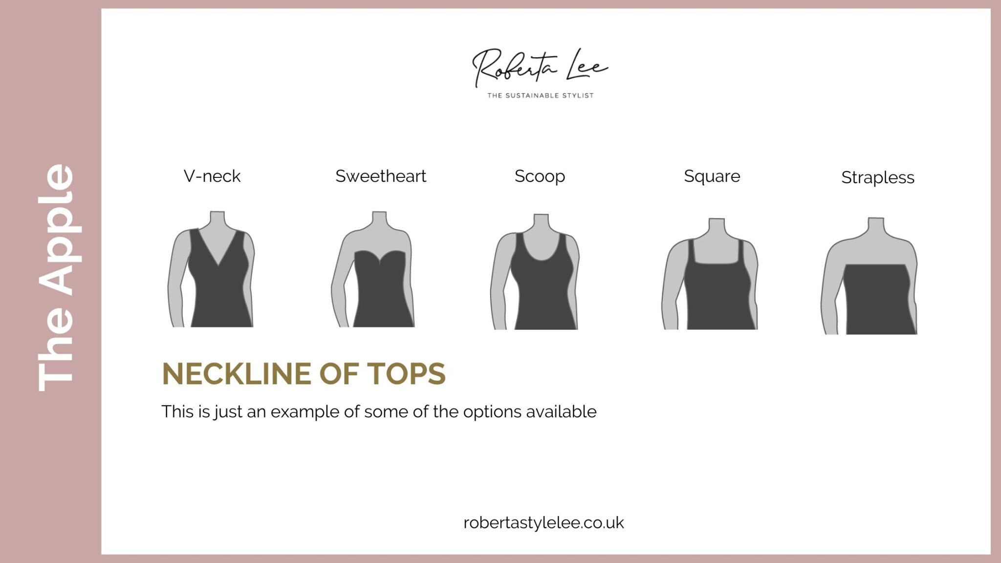 Apple Body Shape Guide – Roberta Lee – The Sustainable Stylist