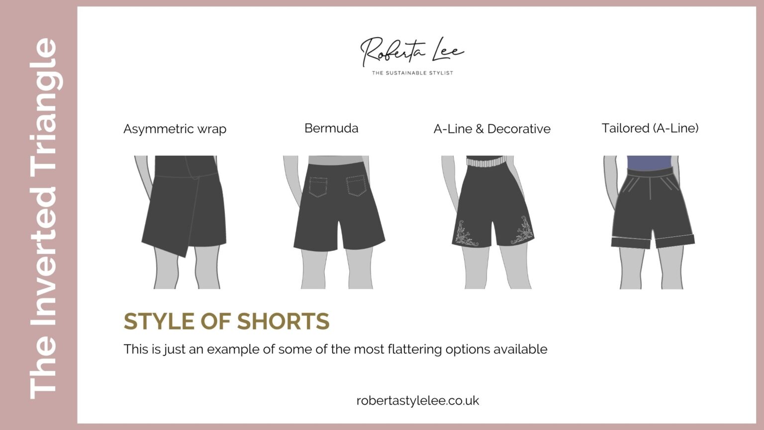 Inverted Triangle Body Shape Guide | Roberta Lee | The Sustainable Stylist