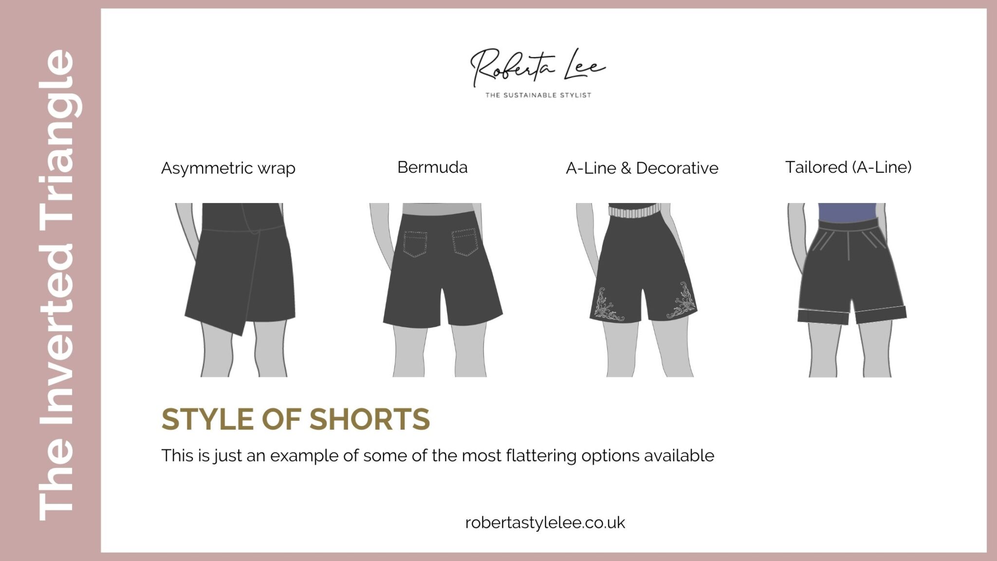 Inverted Triangle Body Shape Guide | Roberta Lee - The Sustainable Stylist