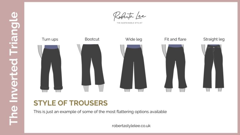 Inverted Triangle Body Shape Guide | Roberta Lee | The Sustainable Stylist