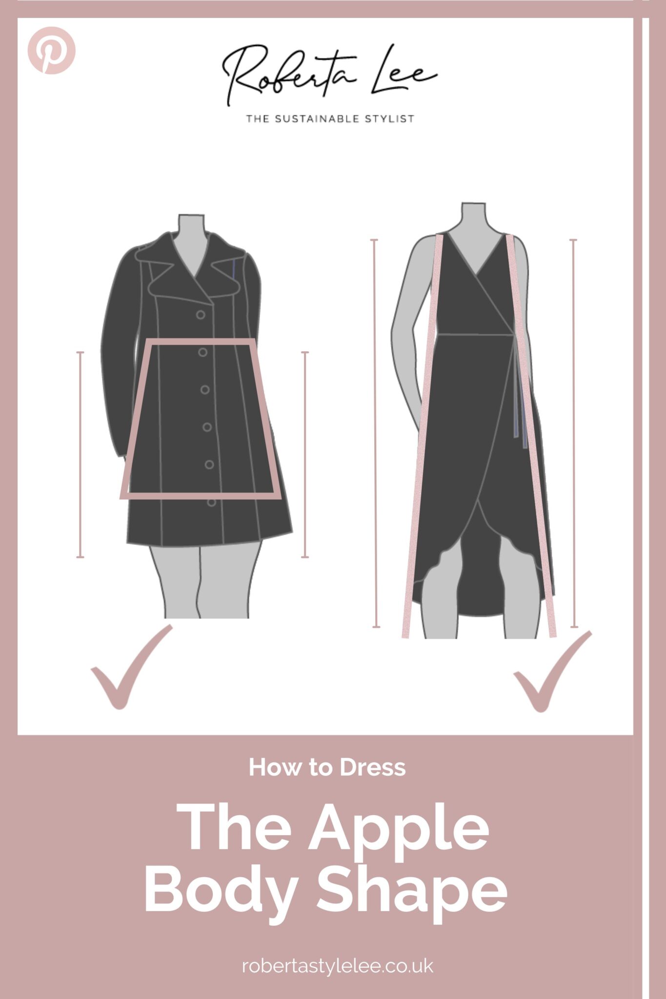 Apple Body Shape Guide | Roberta Lee | The Sustainable Stylist